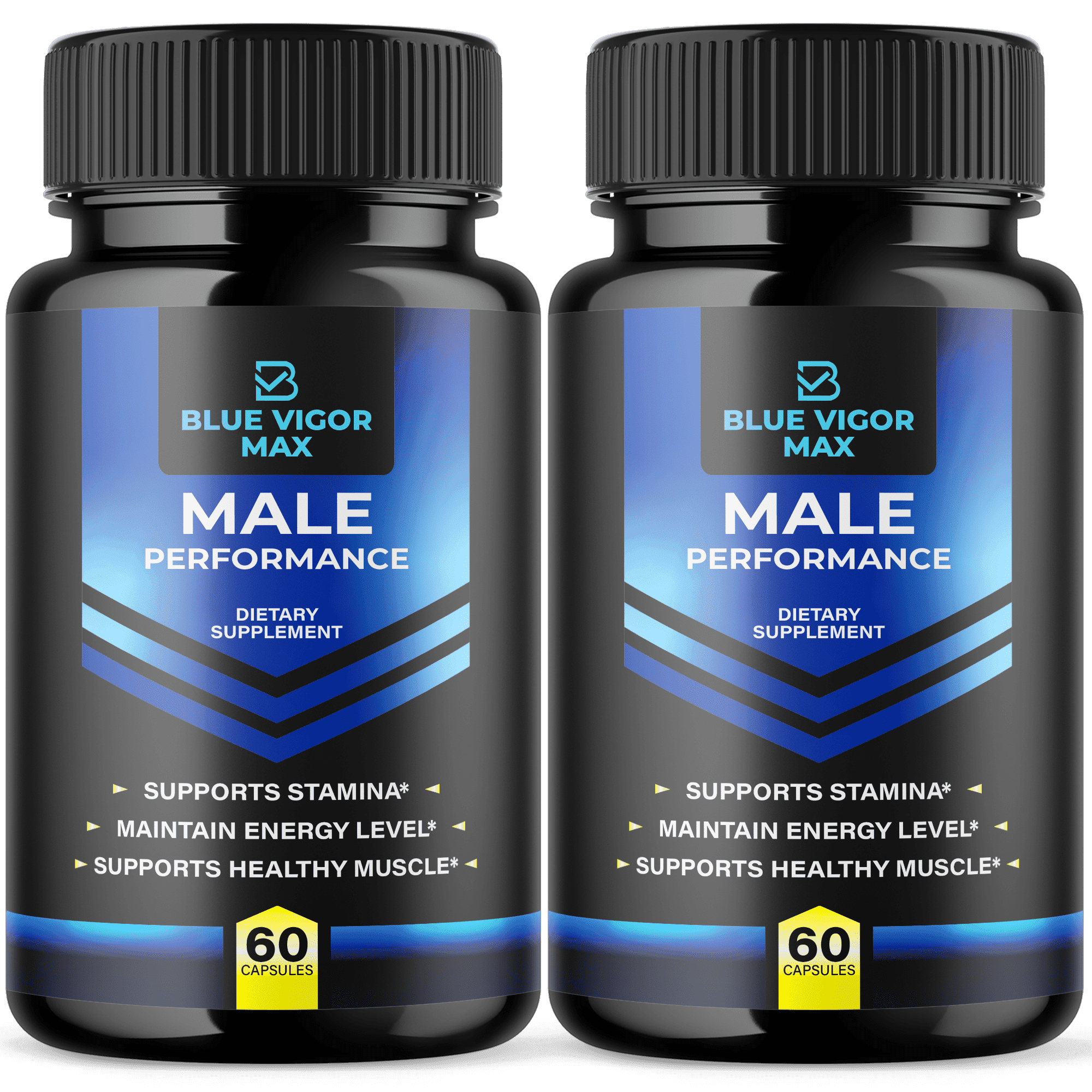 Blue Vigor Max Advanced Formula Pills All Natural Vitamin Supplement ...