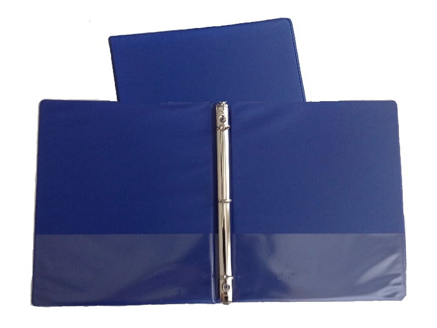 Blue Vinyl Standard 3-Ring Binders, 1/2-Inch, for 8.5" x 11" Sheets ...