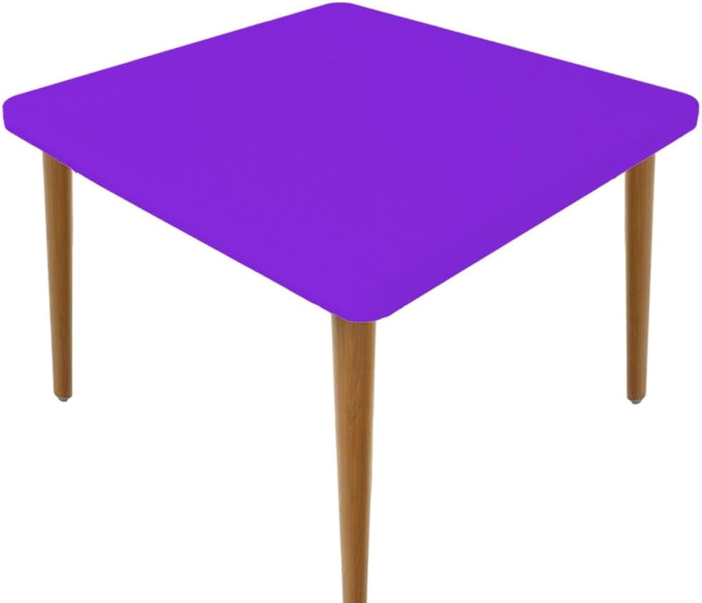 Blue Violet Square Tablecloth Fitted Table Cover Waterptoof Cloth with ...