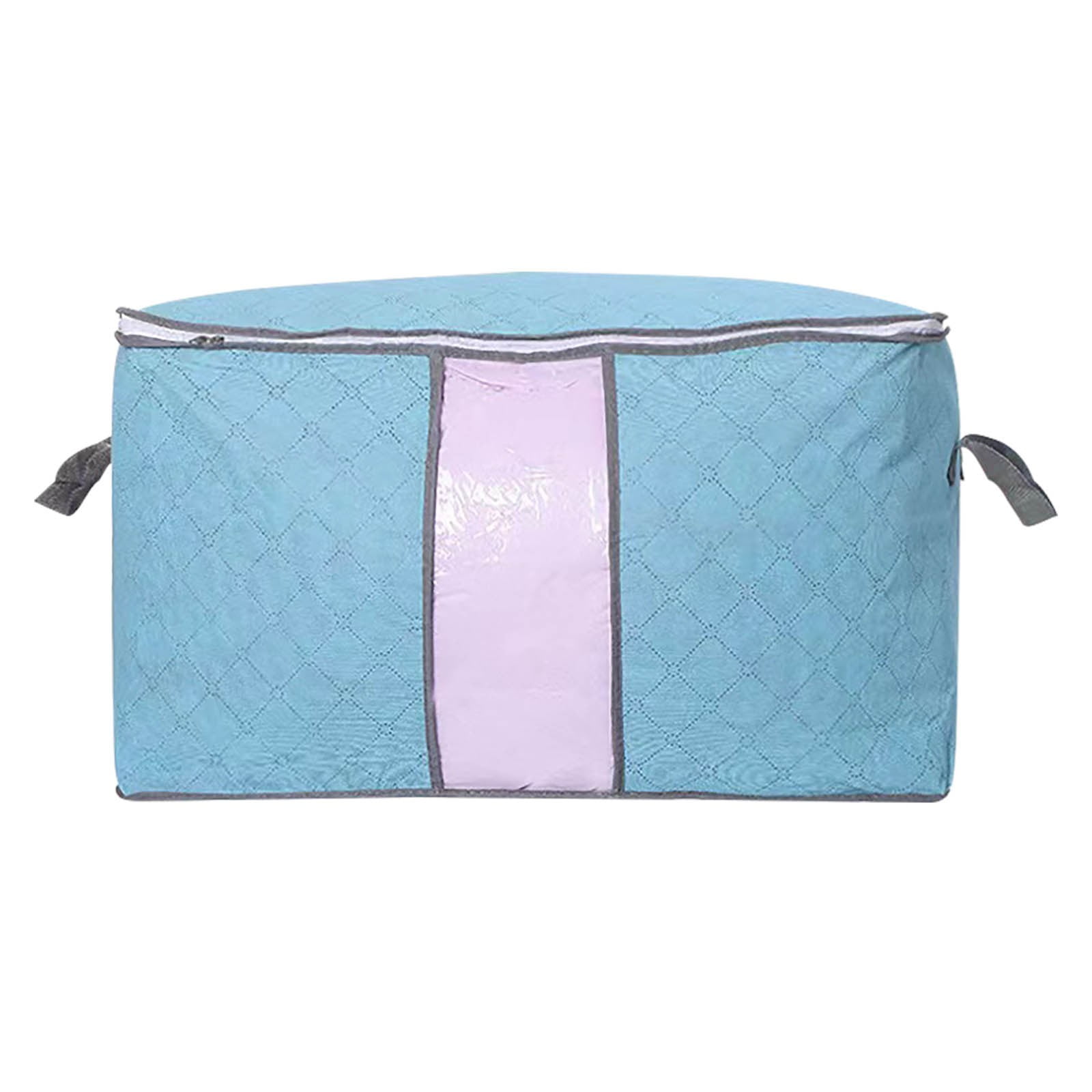 Blue Visual Storage Bag Quilt Storage Bag Non-Woven Fabric Clothing ...