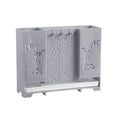 Blue Wall Mounted Chopstick Holder Kitchen Cutlery Storage Rack With ...