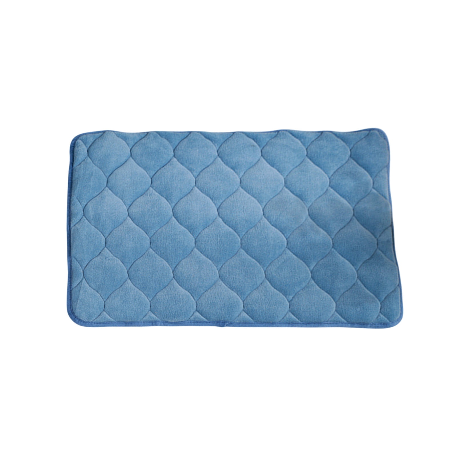 Blue Washable Pet Mat For Cats Dogs Warm Plush Pad Wear Scratch Bite ...