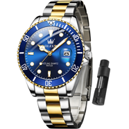 VIGOROSO Men's Skull Skeleton Automatic Mechanical Watches Stainless ...