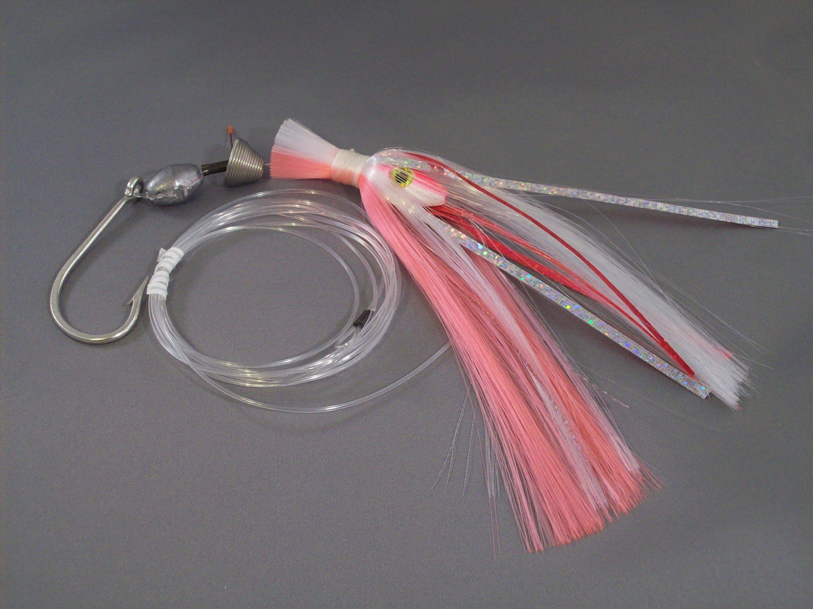 Blue Water Candy Ballyhoo Rig, 1oz, Pink/White - Walmart.com