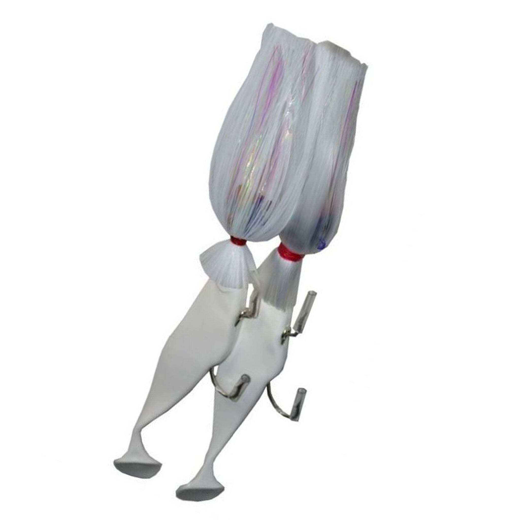 Blue Water Candy Tandem Parachute Bait Rigs, 12oz x 8oz, White ...