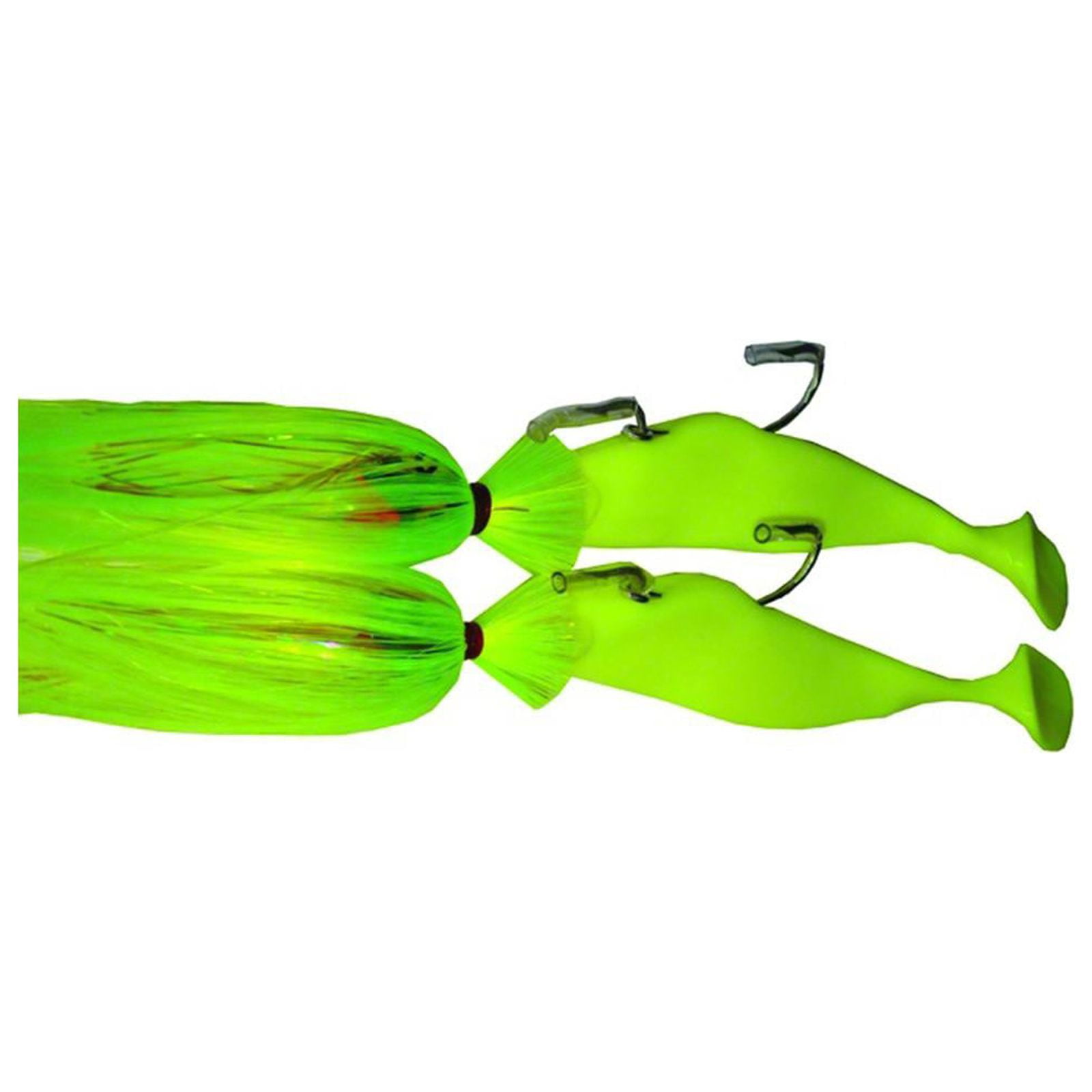 Blue Water Candy Tandem Rig 9", 8oz/4oz, Chartreuse on Purple - Walmart.com