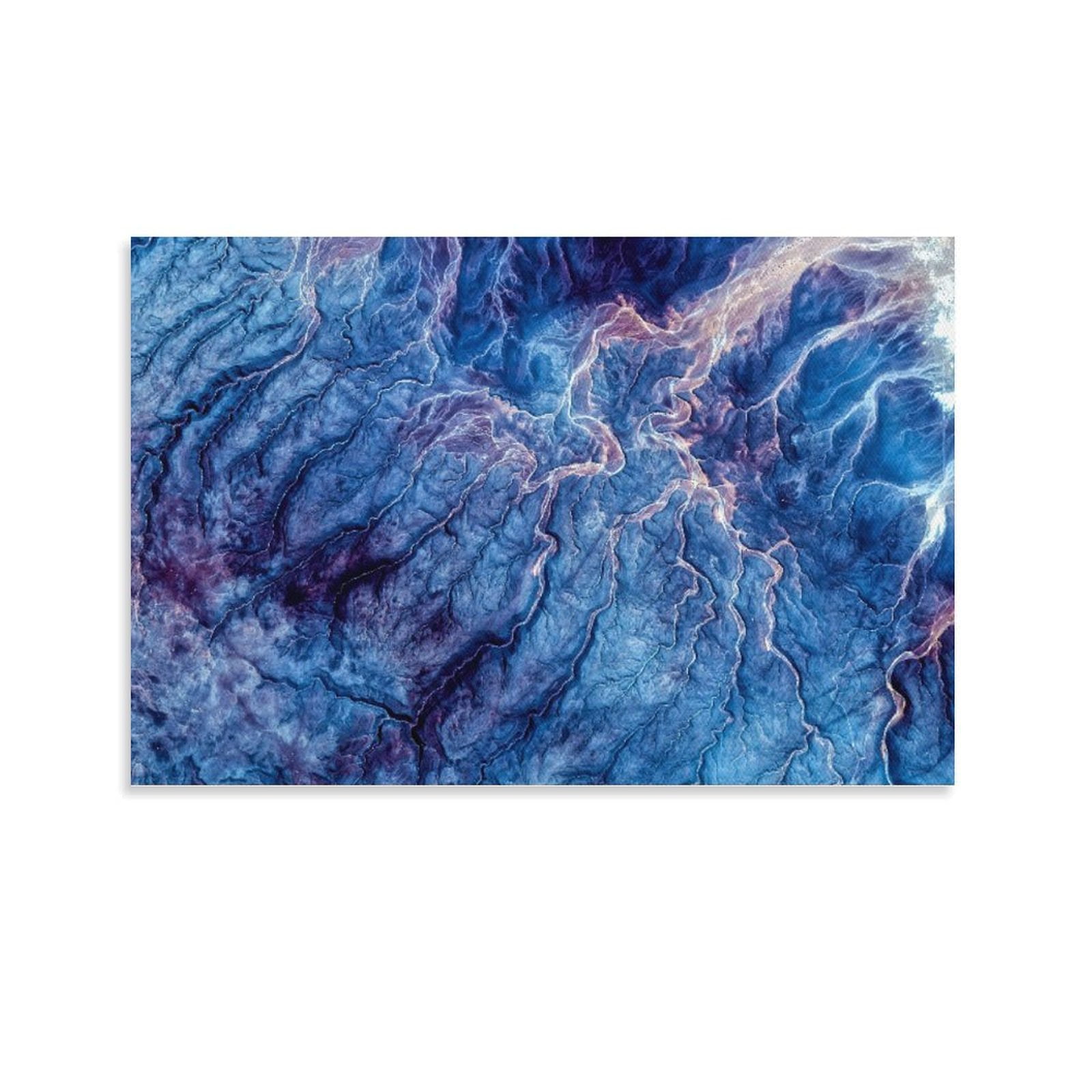 Blue Water Ripple Canvas Art Poster And Wall Art Picture Print Modern ...