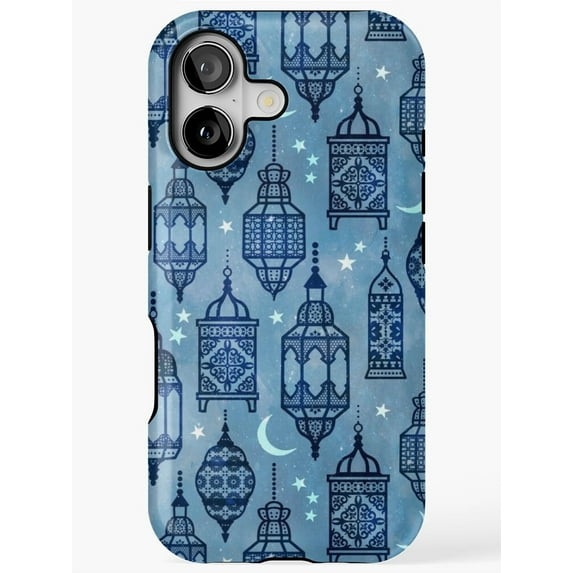 Blue Watercolor Stripes Abstract Modern Pattern Phone Case for iPhone ...