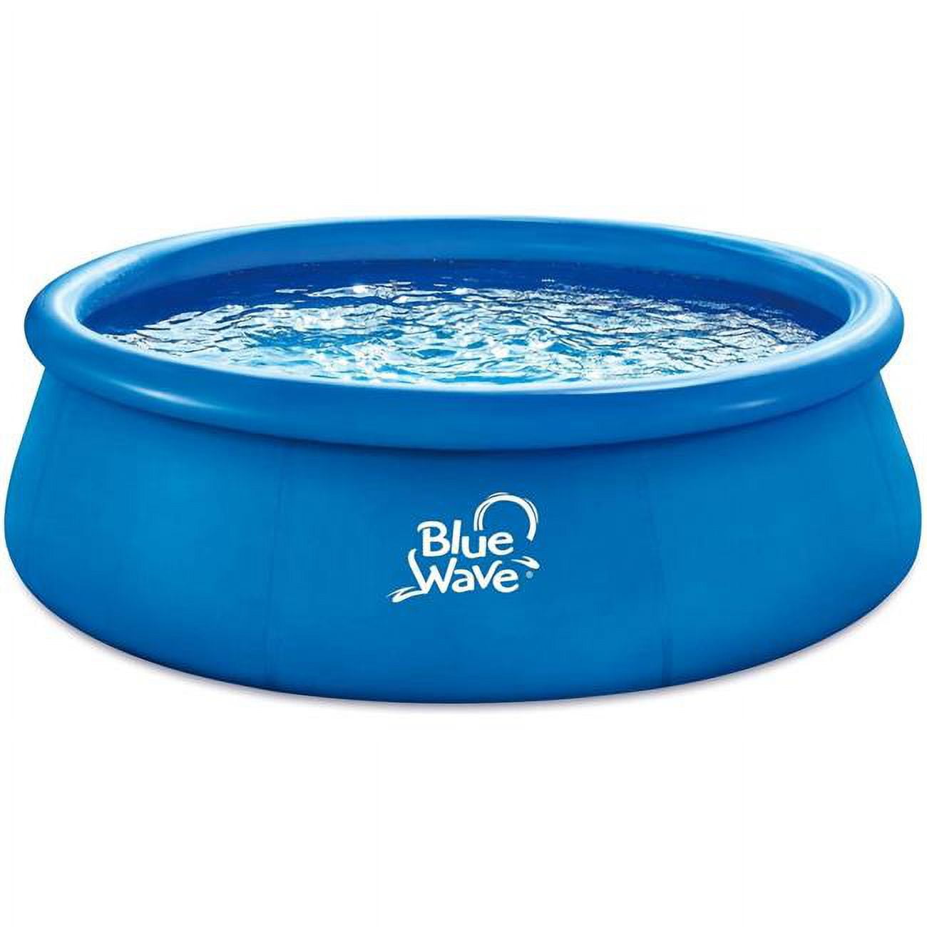 Blue Wave 13 ft. x 33 in. Deep Round Speed Set Family Pool with Cover ...
