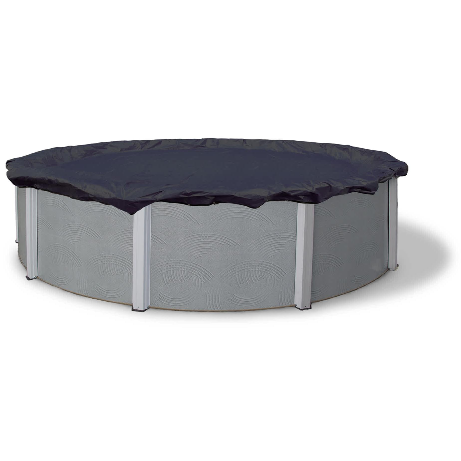 Blue Wave Bronze 8-Year 12' Round Above-Ground Pool Winter Cover, 2 ...