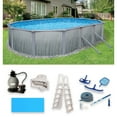 Blue Wave, Pool, Martinique 12 ft x 24 ft Oval, 52 in Deep - Walmart.com