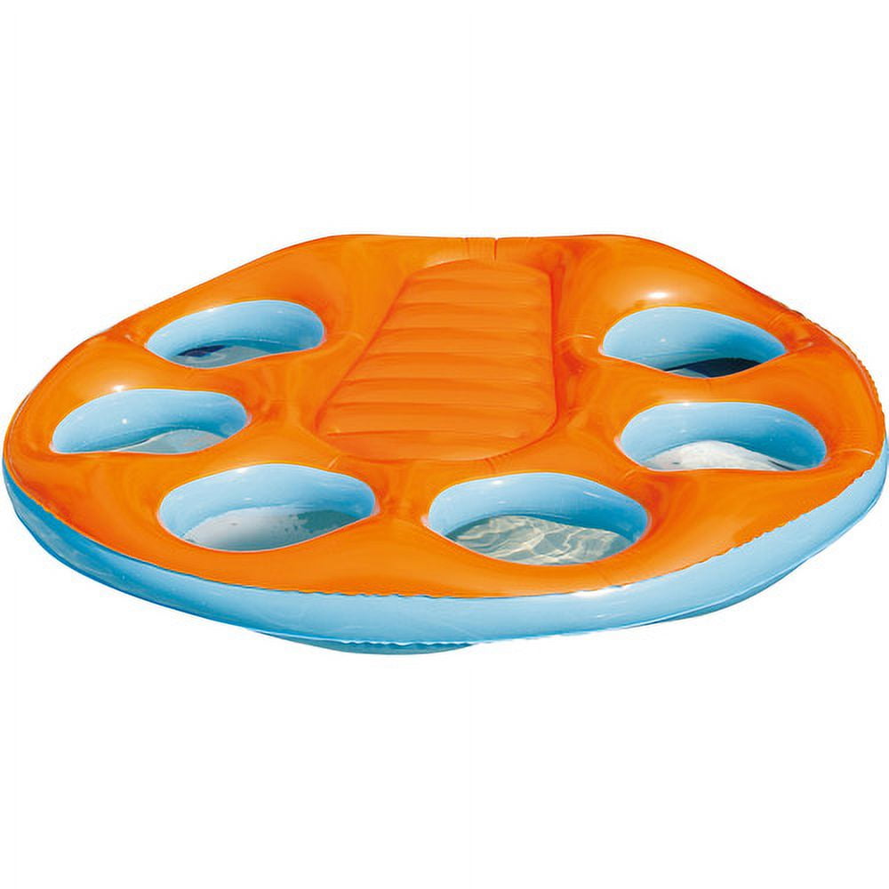 Blue Wave Party Island Inflatable Raft - Walmart.com