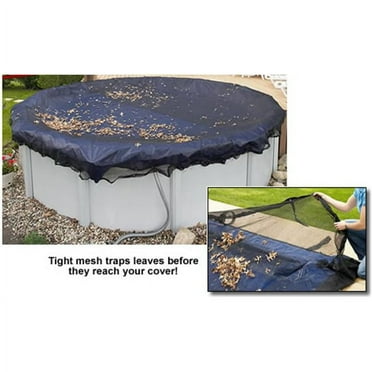 Blue Wave 28' Round Rugged Mesh Above Ground Pool Winter Cover ...