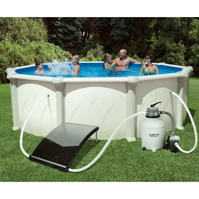 Blue Wave SolarCurve? Solar Heater for Above Ground Pools - Walmart.com