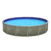 Blue Wave Riviera 27-ft Round 54-in Deep 8-in Top Rail Metal Wall ...
