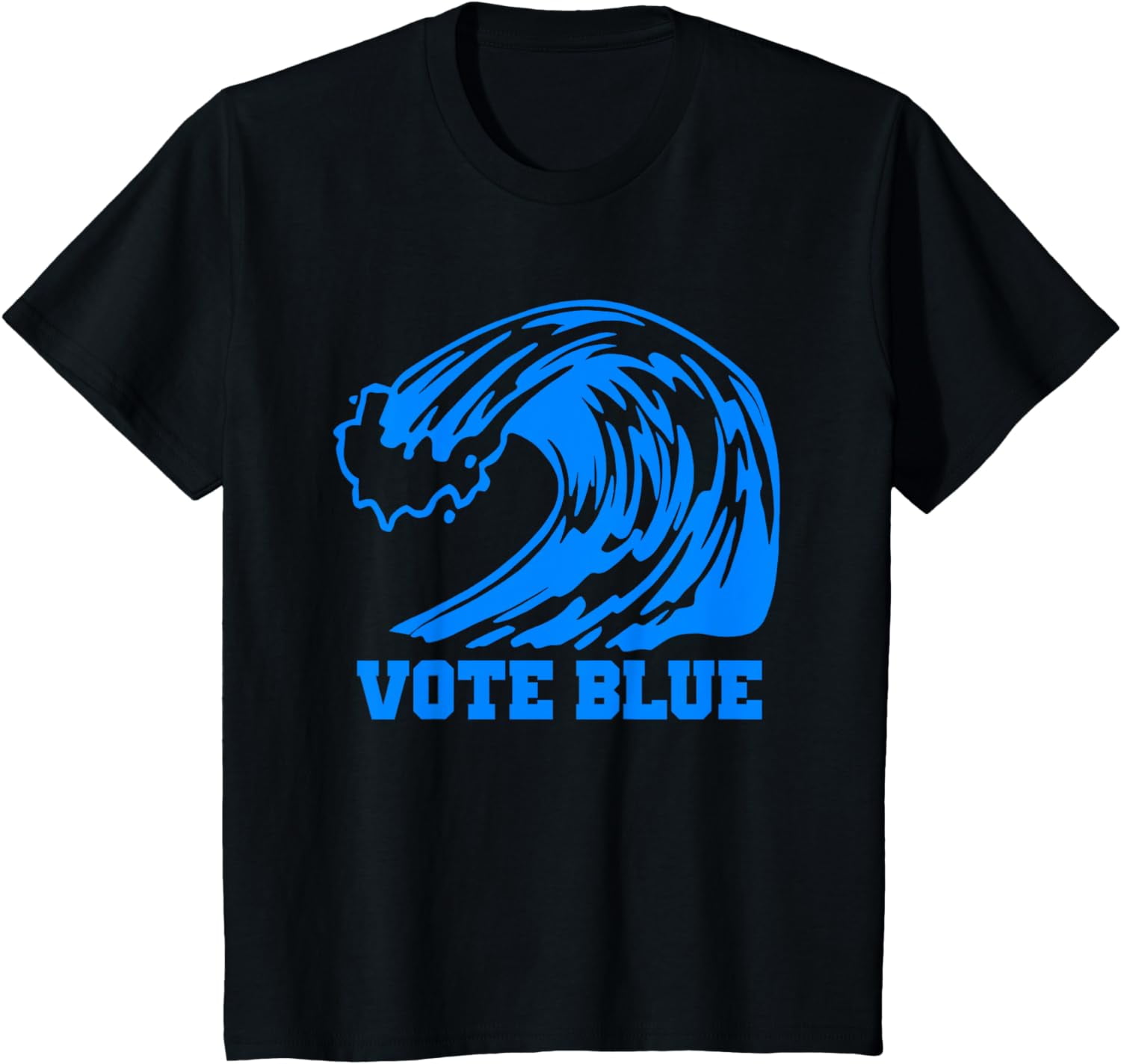 Blue-Wave Vintage Democrat Vote Voting Vote Blue T-Shirt - Walmart.com
