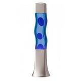 Blue Wax/Blue Liquid Groovy S-Shaped Motion Lamp, Silver Base/Cap ...