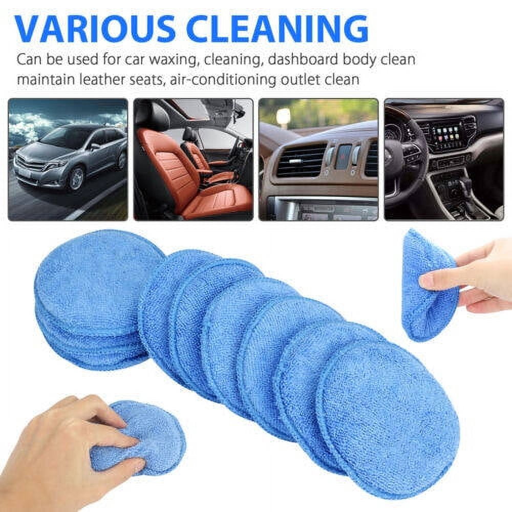 Foxnovo Car Cleaning Wax Pads Blue 10pcs - Walmart.com