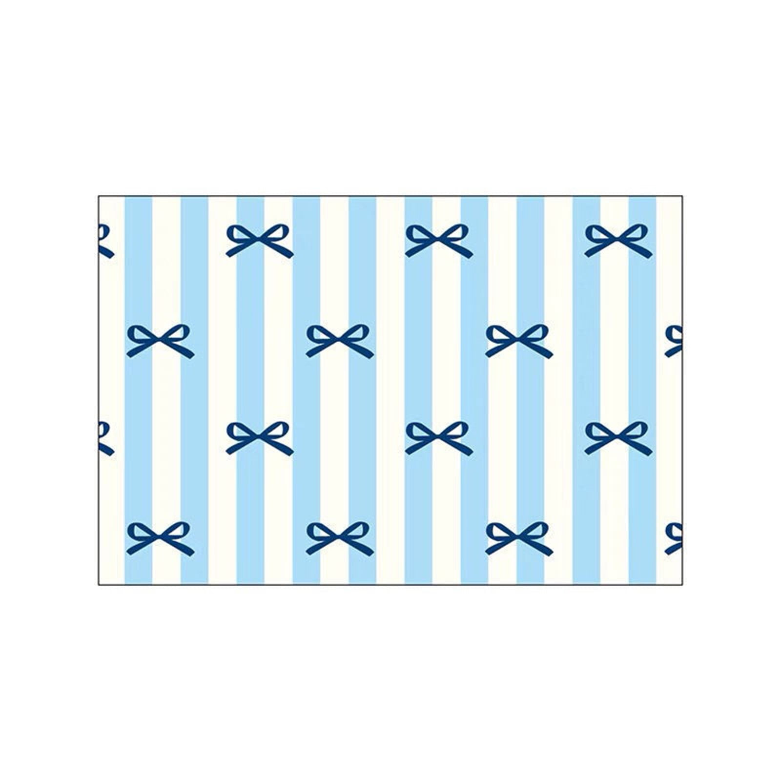 Blue Welcome Mat Door Mat Non-Slip Entrance Rug Durable Plastic Floor ...