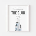 Blue Welcome to the Club Print Nursery Golf Sports Decor Unframed Paper ...