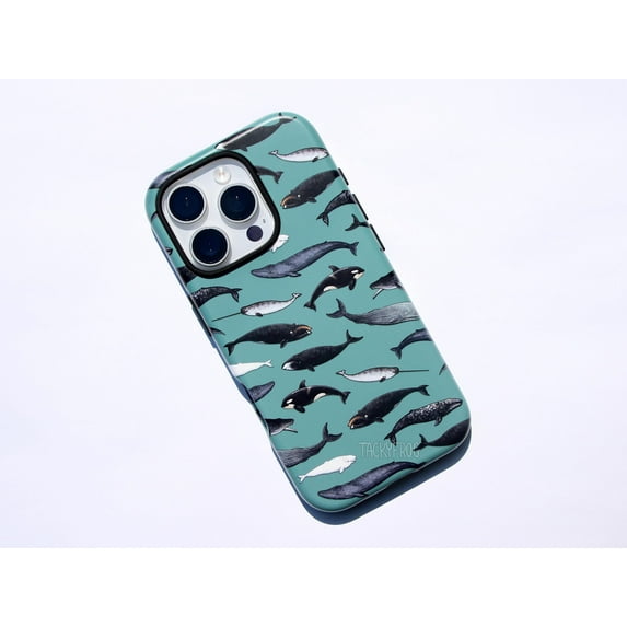 Blue Whale Ocean Case With Cute Marine Life Deep Sea Artwork for iPhone ...