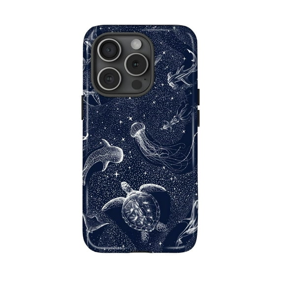 Blue Whale Shark Coral Reef Ocean Marine Case for iPhone 17 11 12 13 14 ...