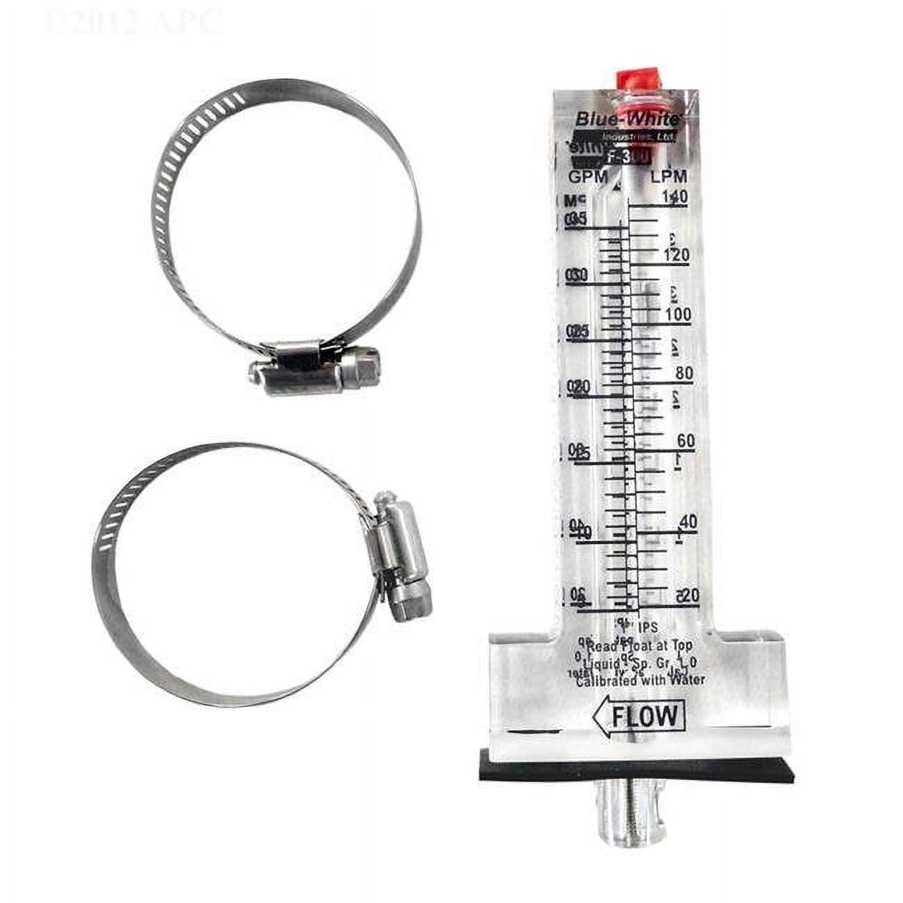 Blue-White 1 in. Horizontal Standard Flow F300 Flowmeter - Walmart.com