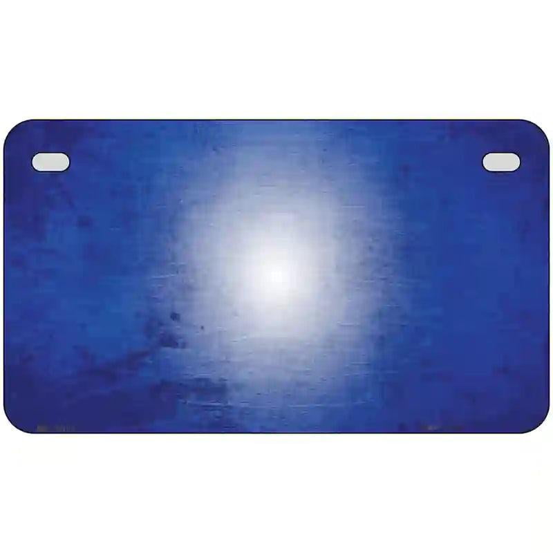 Blue White Fade Scratched License Plate Metal Novelty 7" x 4 ...
