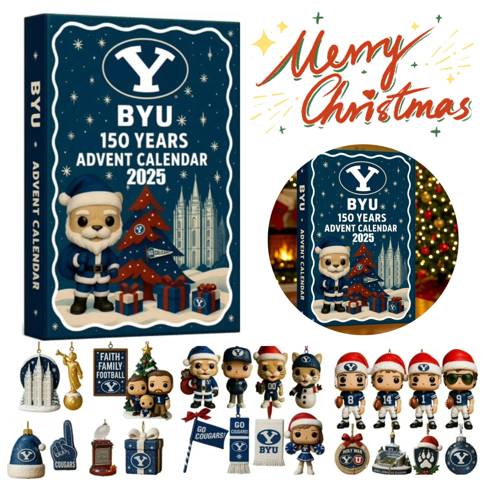 Blue & White Football Team Advent Calendar 2025: 150th Anniversary 24 ...