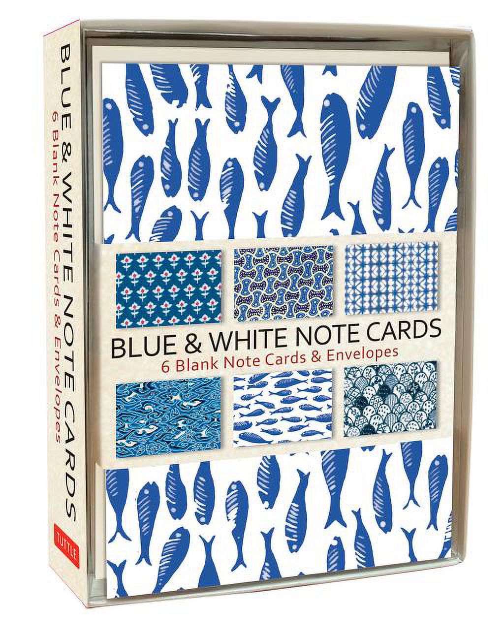 Blue & White Note Cards - Walmart.com