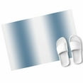 Blue White Ombre Door Mat Gradient Color Non Slip Absorbent Entrance ...