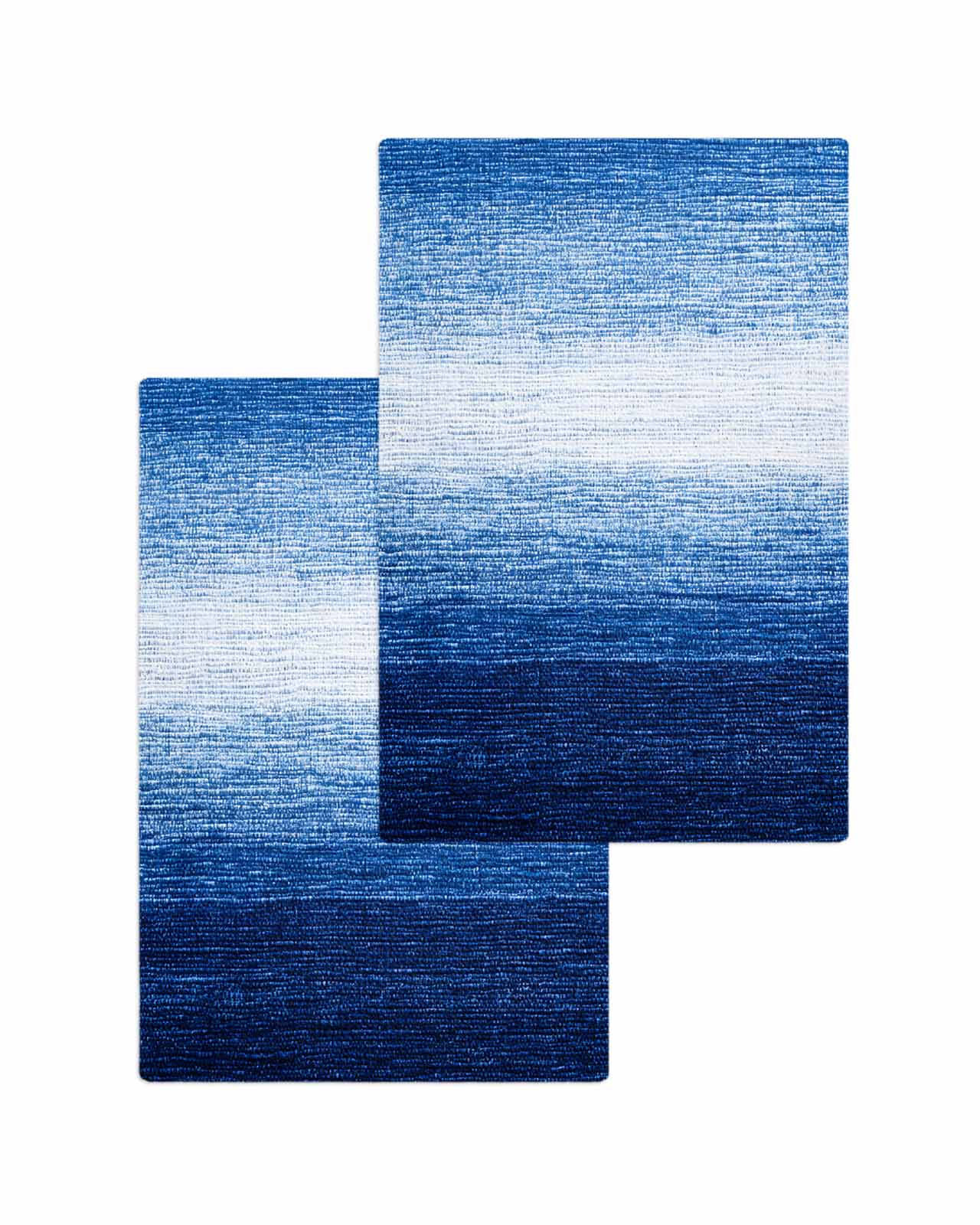 Blue White Ombre Kitchen Dish Towels for Drying Dishes Set of 2 ...
