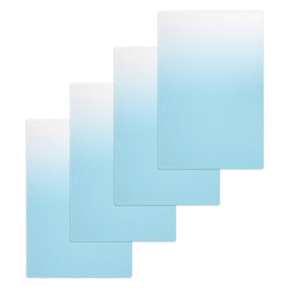 Blue White Ombre Kitchen Dish Towels for Drying Dishes Set of 4 ...