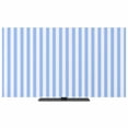 Blue White Stripe TV Dust Cover,Stretchable TV Screen Desktop Computer ...