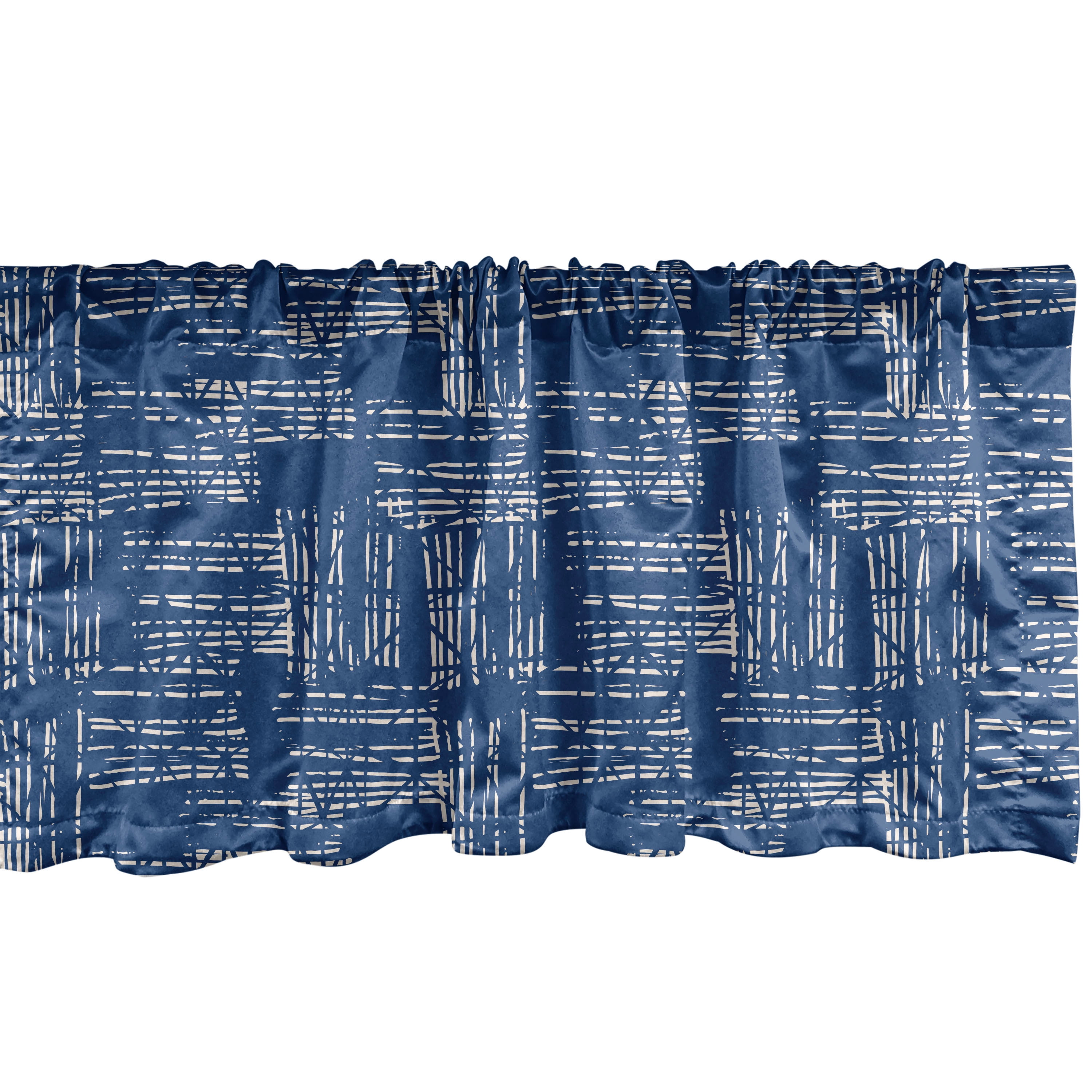 Ambesonne East Valance Pack of 2, Stripy Tie Dye Effect, 54"X12 ...