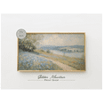 Blue Wildflower Spring Landscape Farmhouse Poster Home Decor Office ...