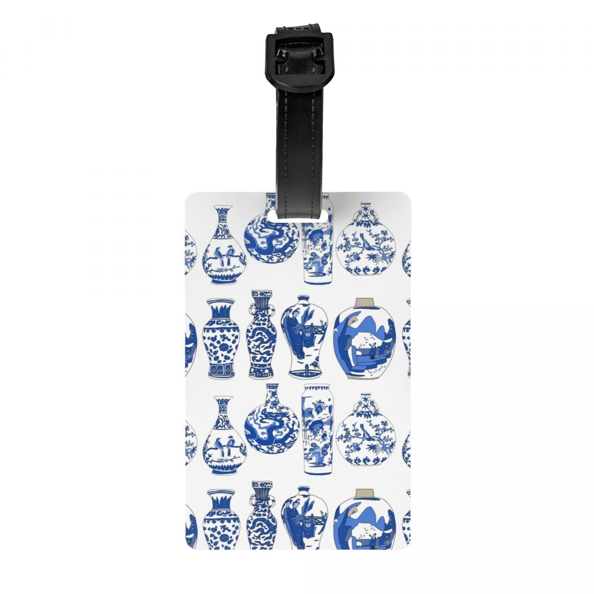 Blue Willow Ancient Ming Porcelain Luggage Tag Custom Chinoiserie ...