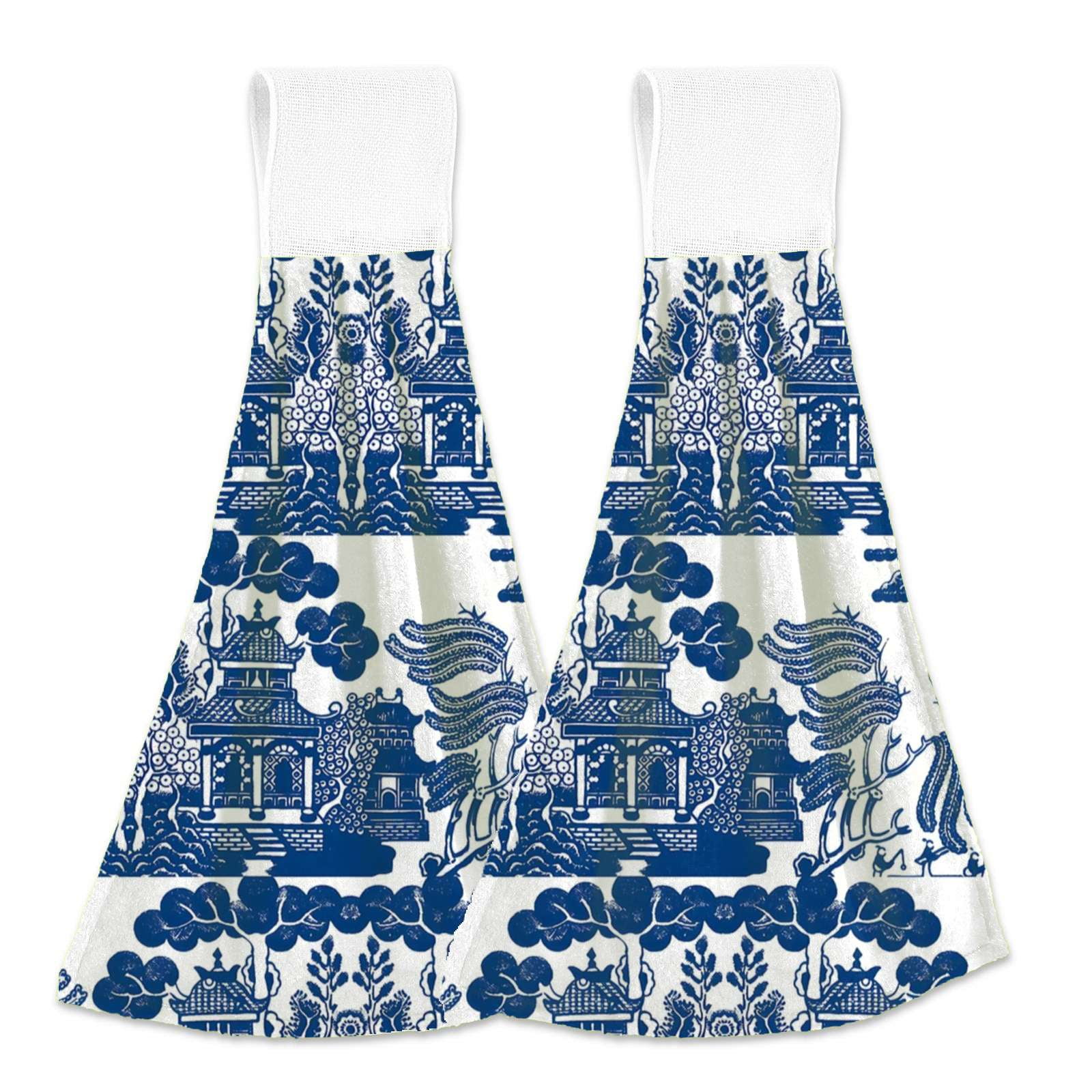 Blue Willow Chinoiserie Blue And White Porcelain Inspiration Hanging ...