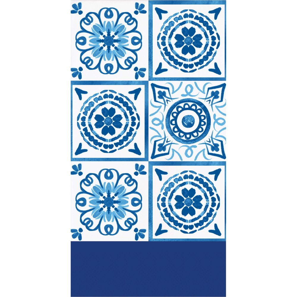 Blue Willow Paper Guest Dinner Napkins 16 Per Pack - Walmart.com