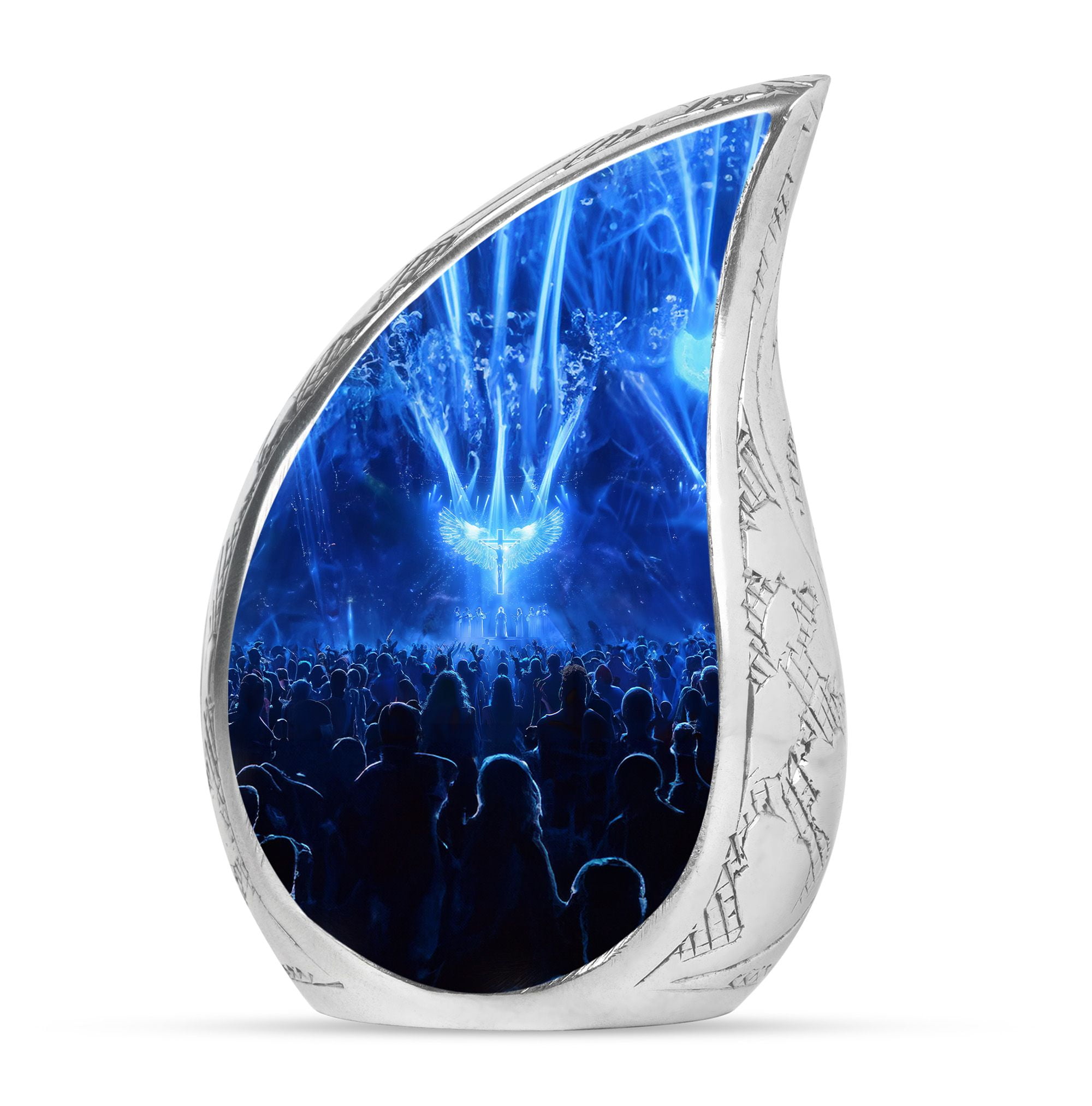 Blue WingCross Urns For Ashes Adult Male & Female - Cremation Urn For ...