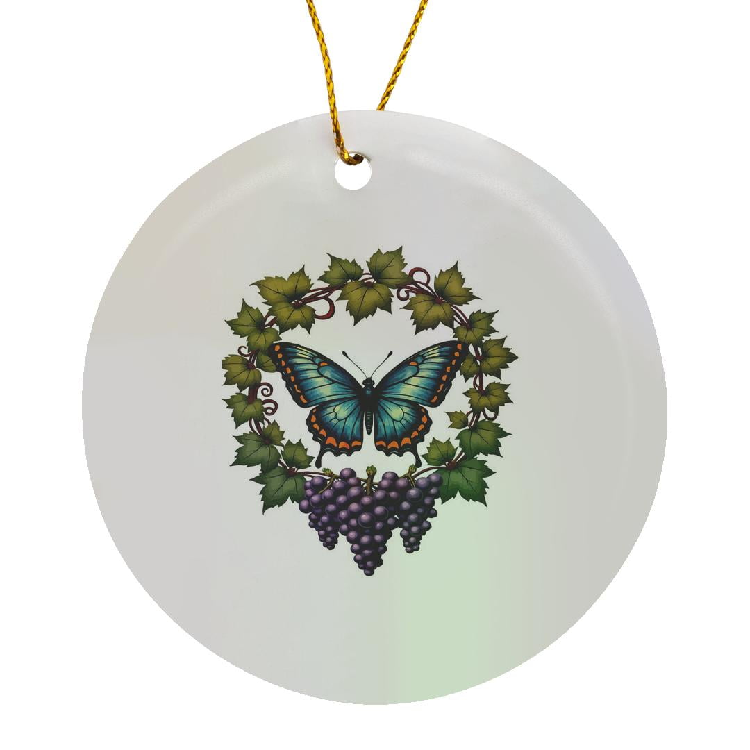 3drose, Blue-winged Diana Fritillary Butterfly and Cynthiana Grape Vine ...