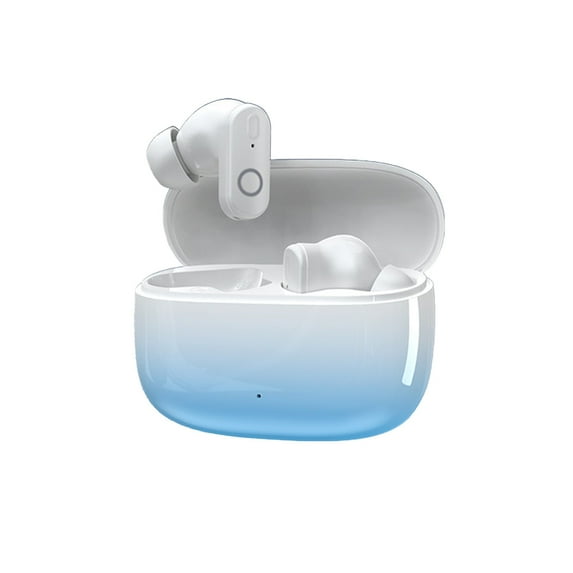Blue Wireless Bluetooth Earbuds In Ear 65H Playtime Active Noise ...