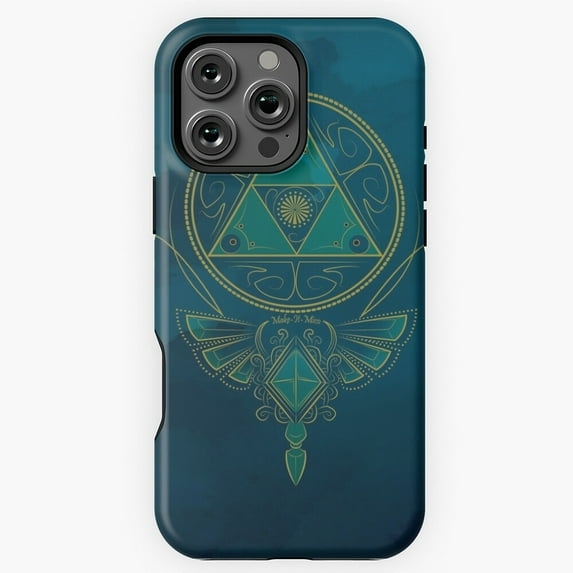 Blue Wisdom Minimal Spiritual Art Phone Case Compatible across iPhone ...