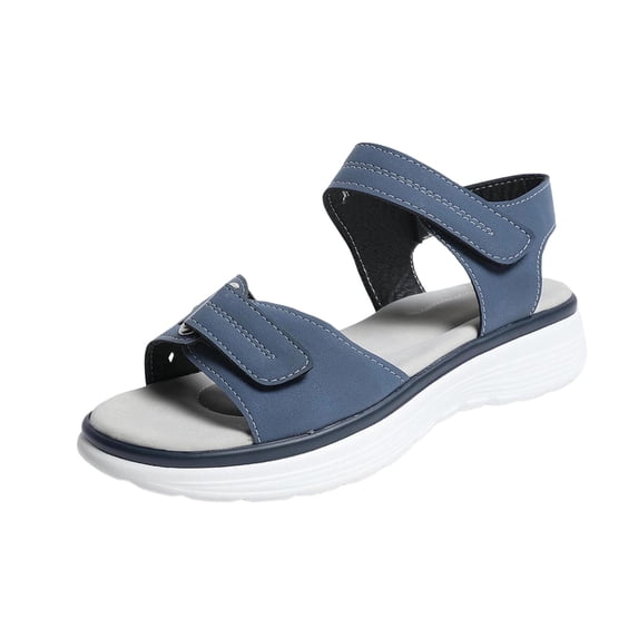 Blue Women'S Blue Easy-Wear Sandals Made From Pu With A Round Toe Open ...