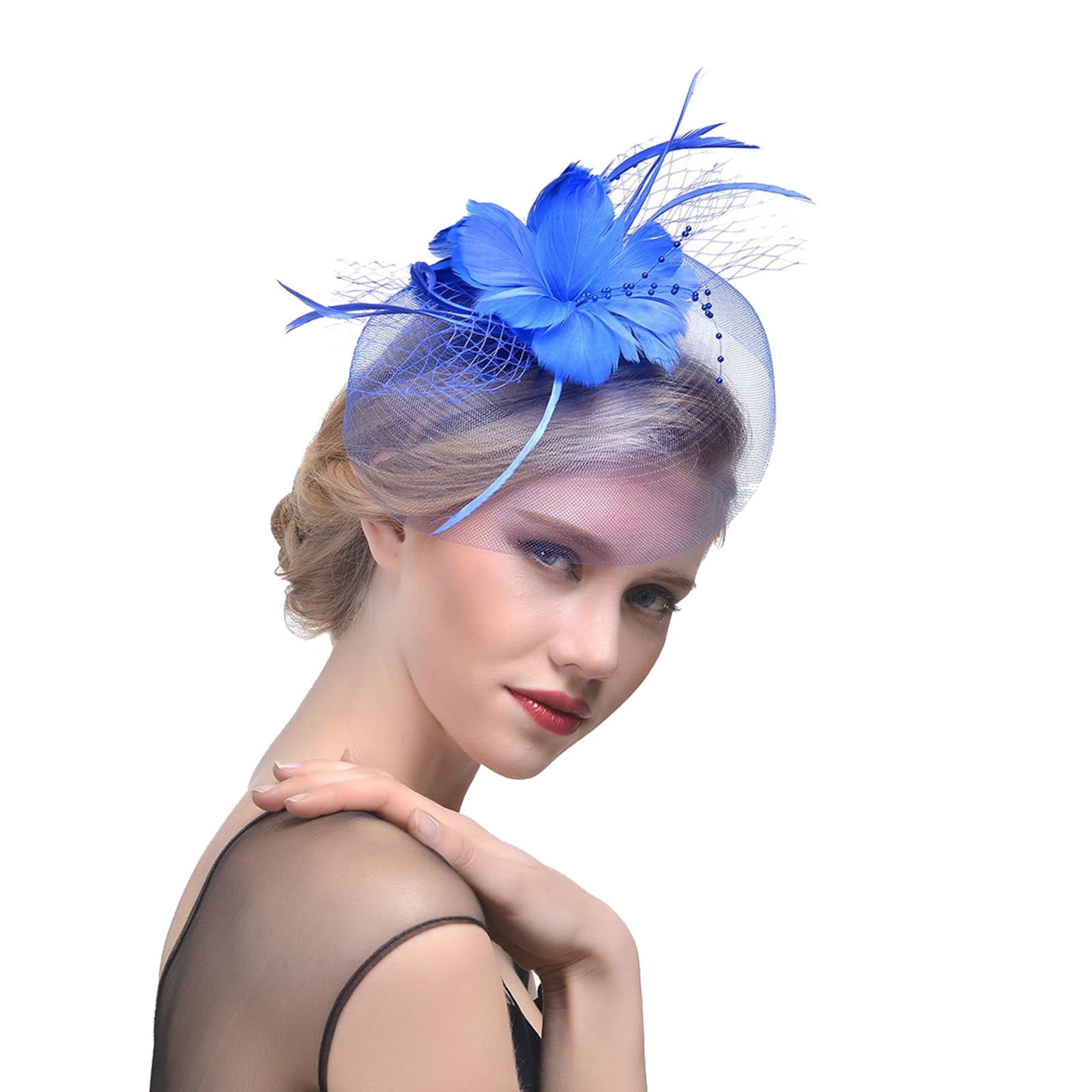Blue Women's Headbands, Hats For Women Fascinators Womens Flower ...