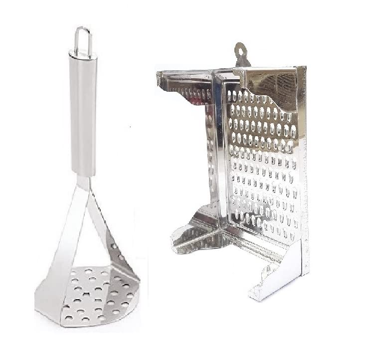 Blue Wonder Stainless Steel Potato Vegetable Masher with Amrapali ...
