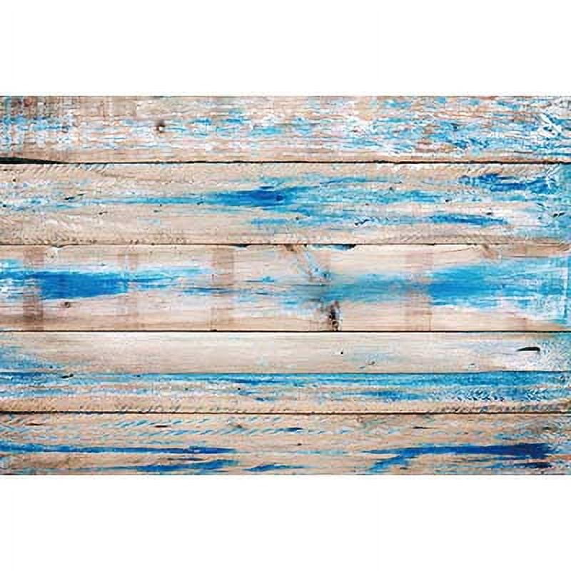 Blue Wood Photo Studio Wall Backdrop Wood Home Party rations Background ...