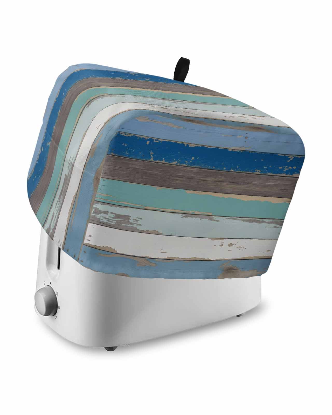Blue Wooden Plank Toaster Cover 2 Slice, Small Kitchen Appliance Covers ...