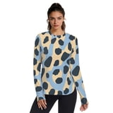 Blue Yellow Background Pattern Women's Activewear UPF 50+ Sun ...