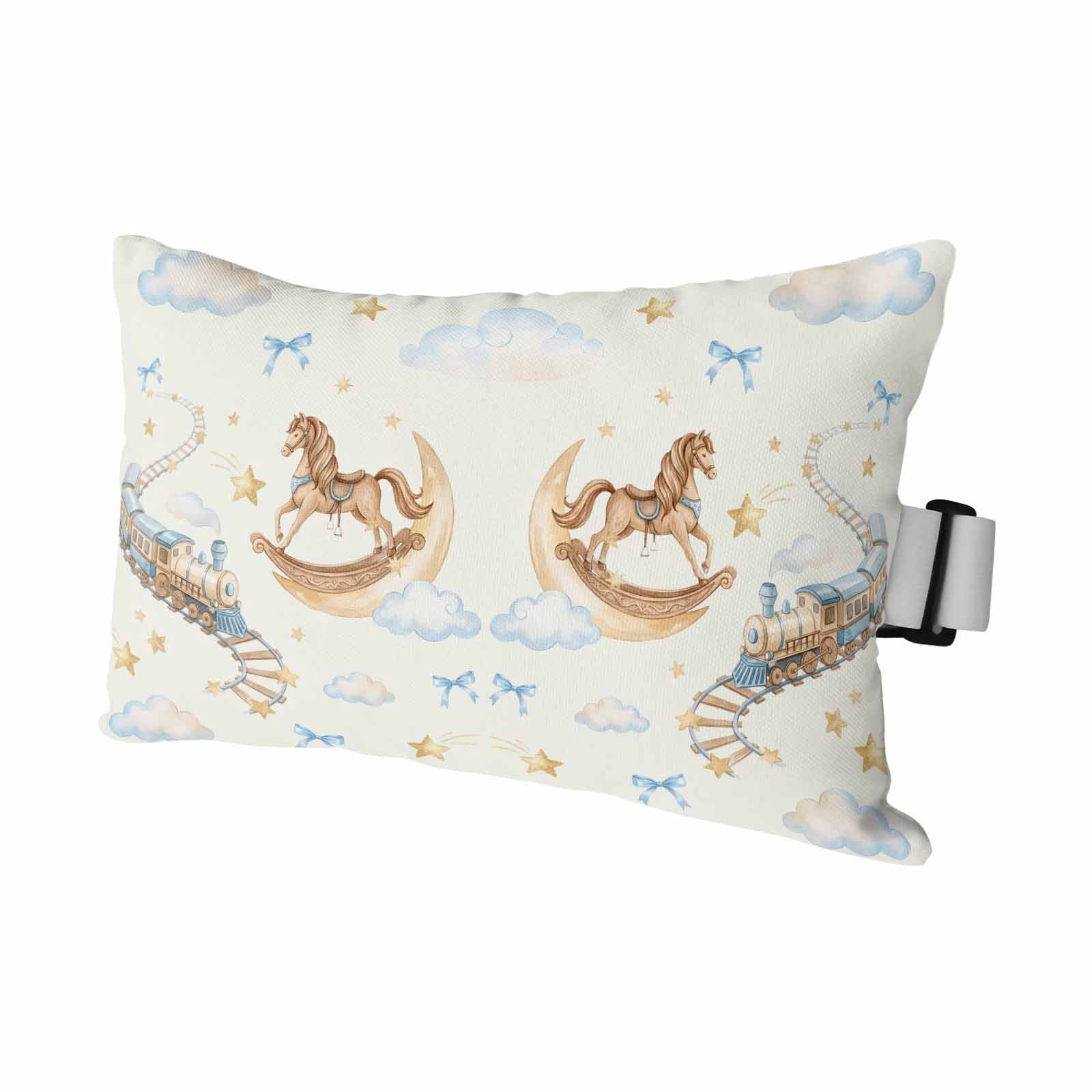 Blue Yellow Cartoon Outdoor Pillows for Chaise Lounge Chair Waterproof ...